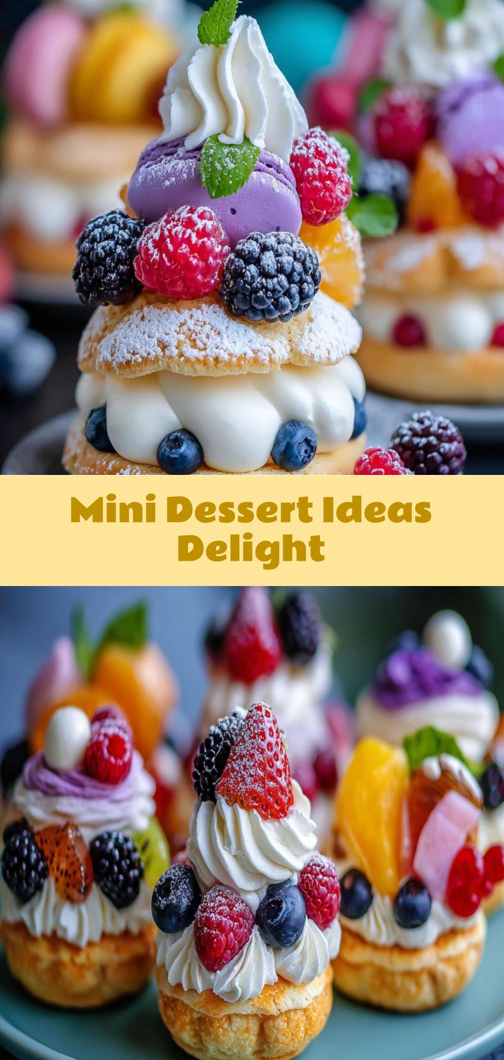 Delightful Mini Desserts to Enjoy - recipes by racha